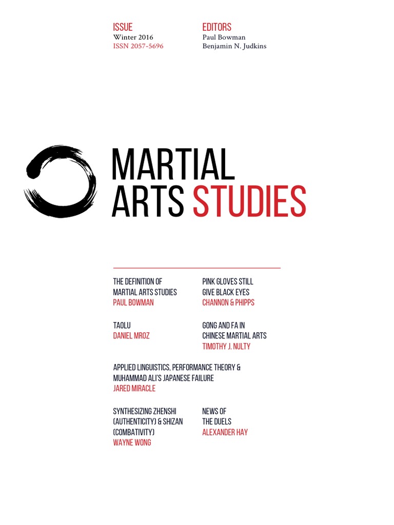 MARTIAL ARTS STUDIES Issue 3 PDF | PDF | Chinese Martial Arts | Open Access