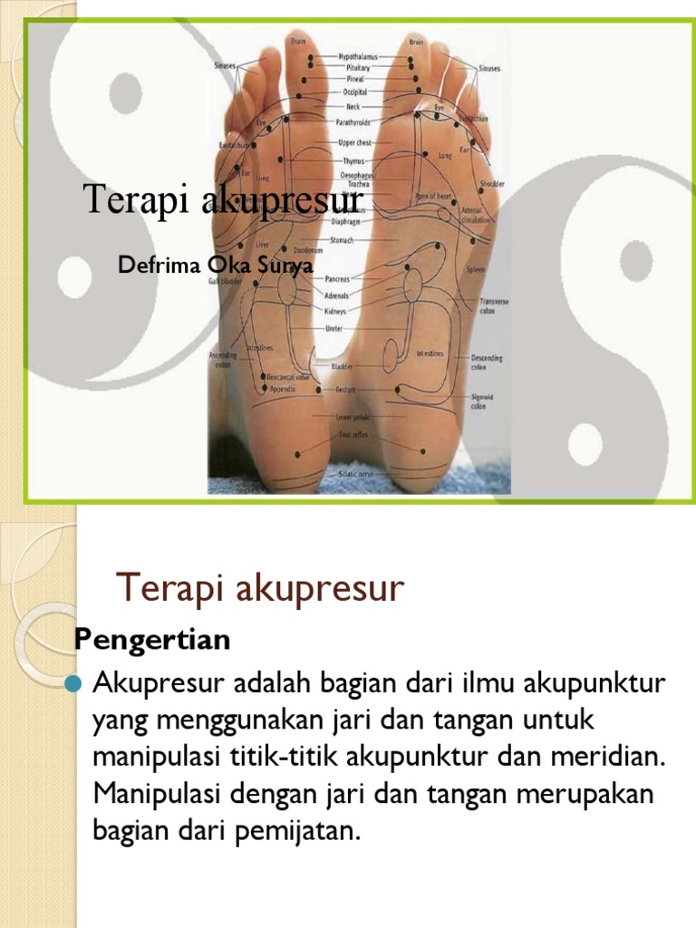 Terapi Akupresur | PDF