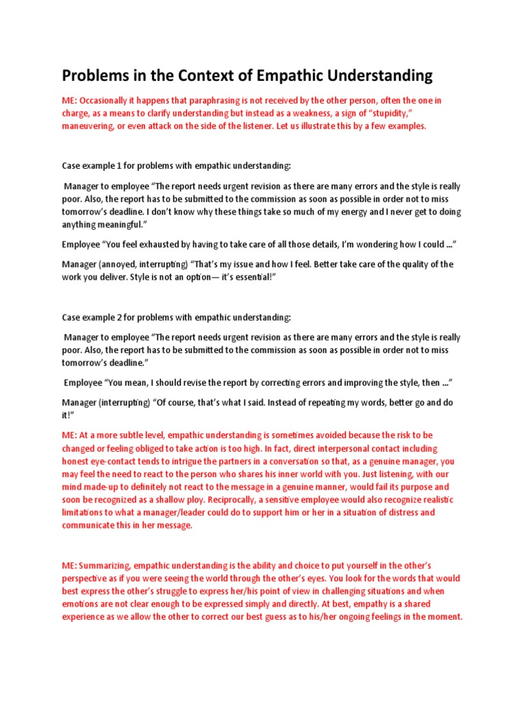 Script 20 | PDF | Empathy | Metaphysics Of Mind