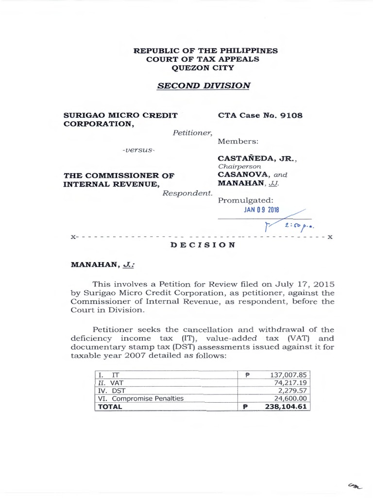 Cta - 2D - CV - 09108 - D - 2018jan09 - Ass 2 PDF | PDF | Value Added ...