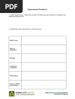 IBS Worksheet | PDF | Irritable Bowel Syndrome | Medical Diagnosis