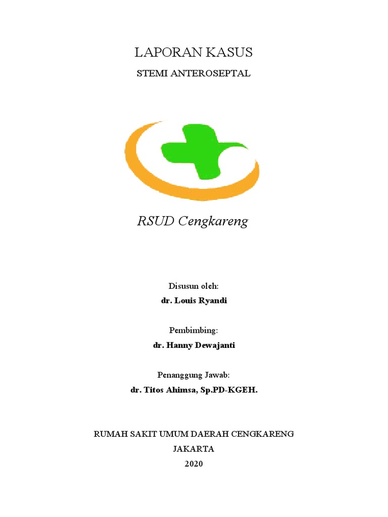 Laporan Kasus STEMI Anteroseptal 2020 | PDF