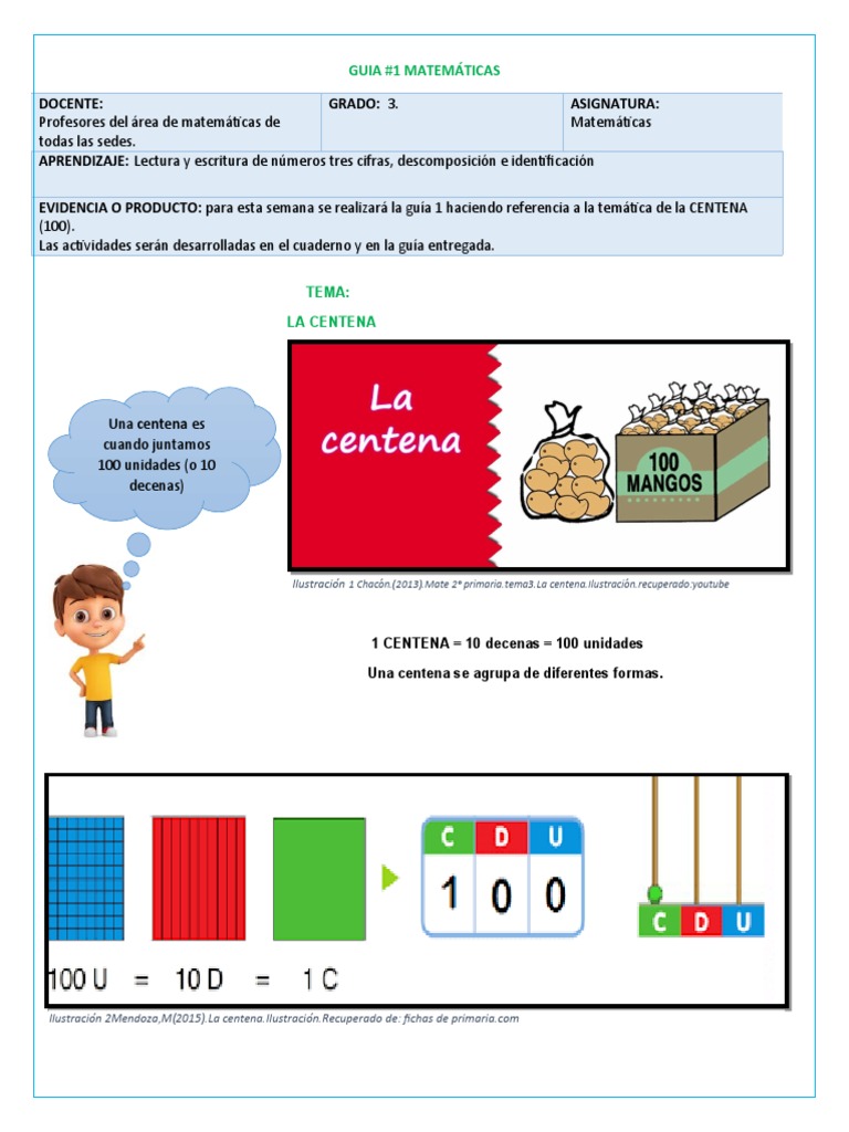 GUIA 1 Matematicas 3 Grado | PDF | Enseñanza de matemática | Business