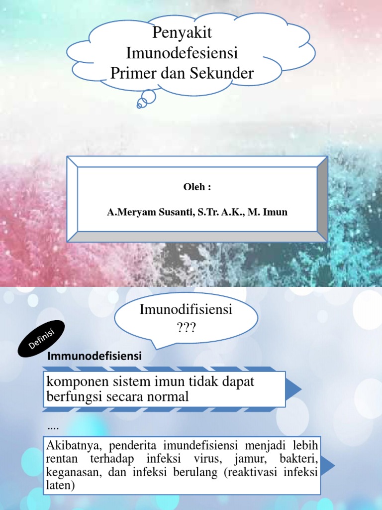 Imunodefisiensi: Primer vs Sekunder | PDF