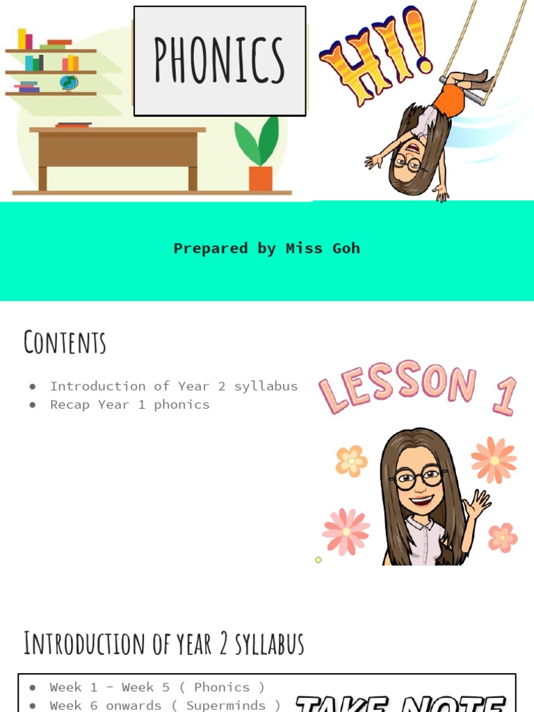 Phonics Lesson 1 | PDF