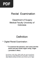 DRE Guide for 3rd Year Med Students | PDF | Physical Examination | Rectum
