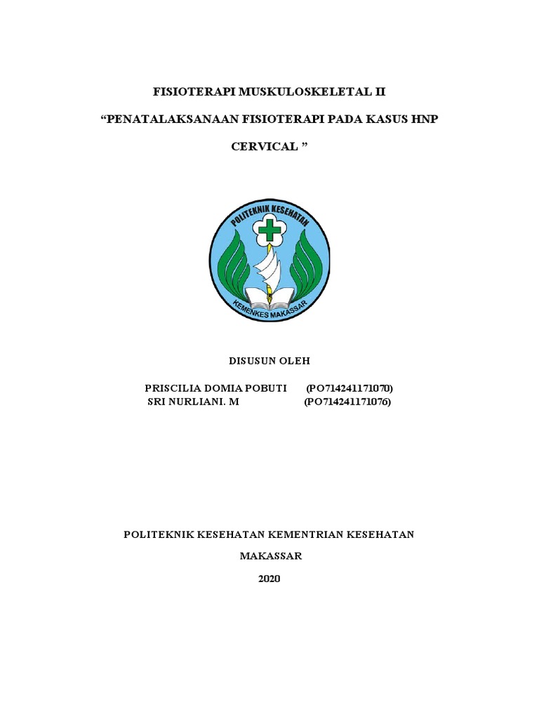 Revisi HNP Cervical | PDF | Kajian Bahasa Asing | Kesehatan Holistik
