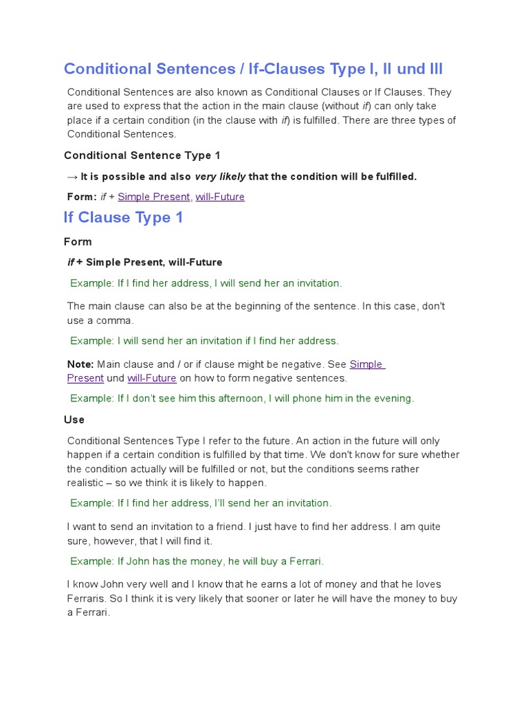 Conditional Sentences Materi | PDF | Language Mechanics | Linguistics