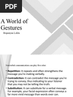 Gesture Use in The ADOS | PDF