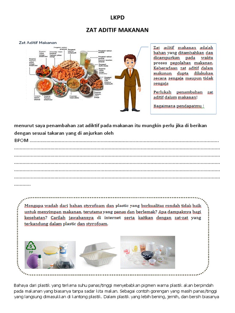 LKPD Zat Aditif | PDF