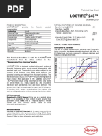 LOCTITE DRI 204 Technical Data Sheet | PDF | Nut (Hardware) | Screw