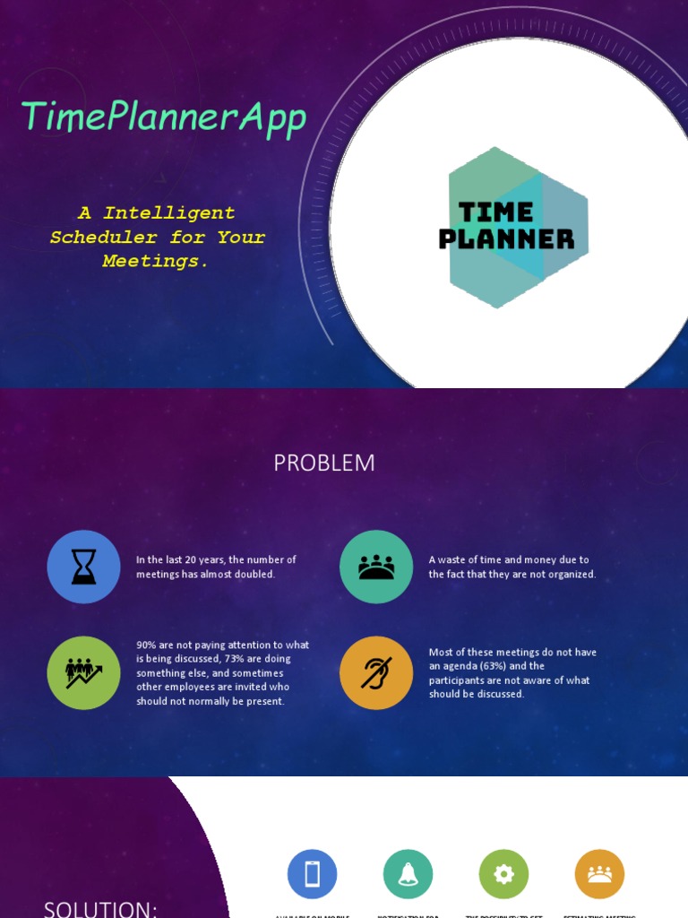 Timeplannerapp: A Intelligent Scheduler For Your Meetings | PDF ...