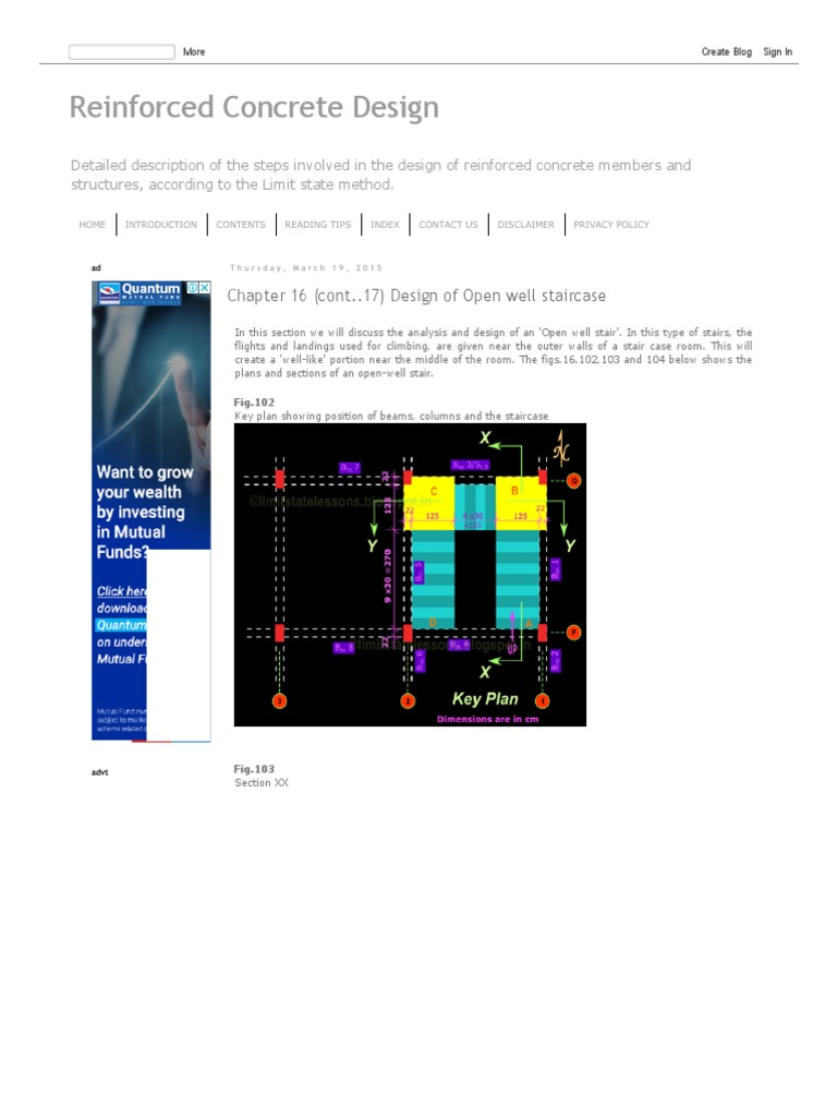 Open Well Staircase Design Guide | PDF | Stairs | Beam (Structure)