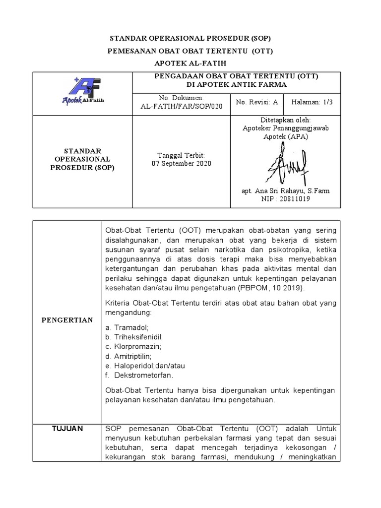 SOP Pengiriman CCP | PDF