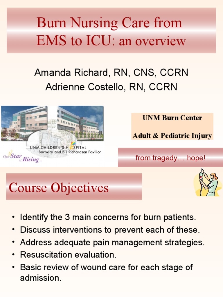 Burn Nursing Care From Ems To Icu:: An Overview | PDF | Burn | Hypothermia
