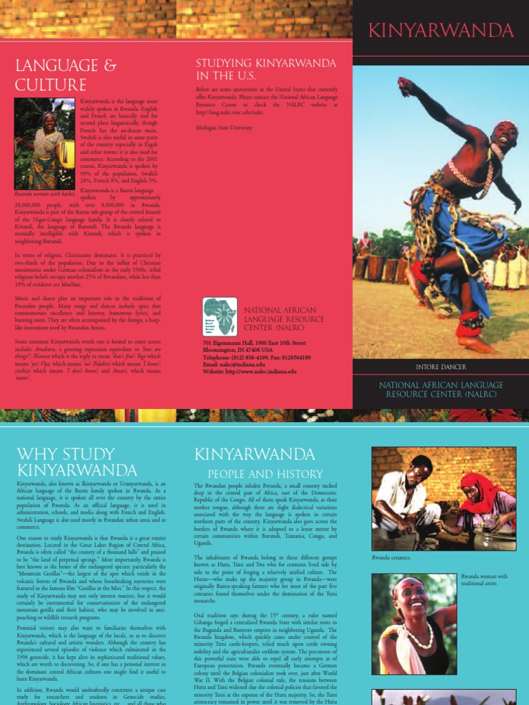 Kinyarwanda: Language & Culture | PDF | Hutu | Tutsi