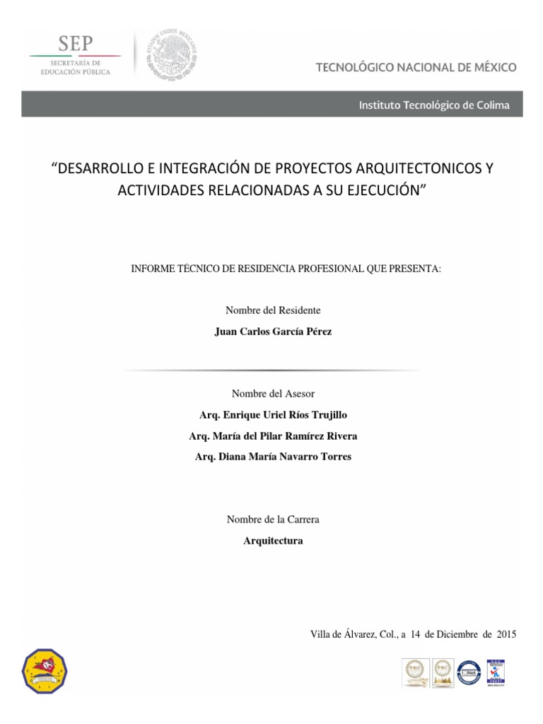 Informe Tecnico de Residencia Profesional PDF | PDF | Presupuesto ... Informe Tecnico de Residencia Profesional PDF | PDF | Presupuesto ...