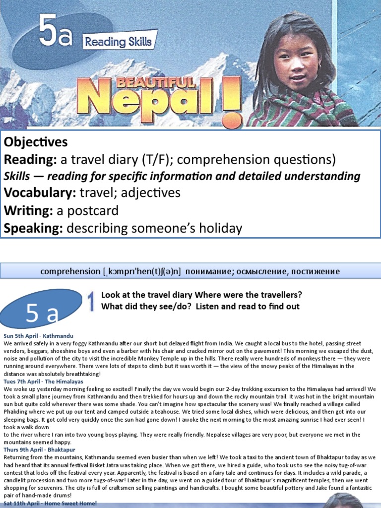 Lesson 5a | PDF | Nepal | Kathmandu