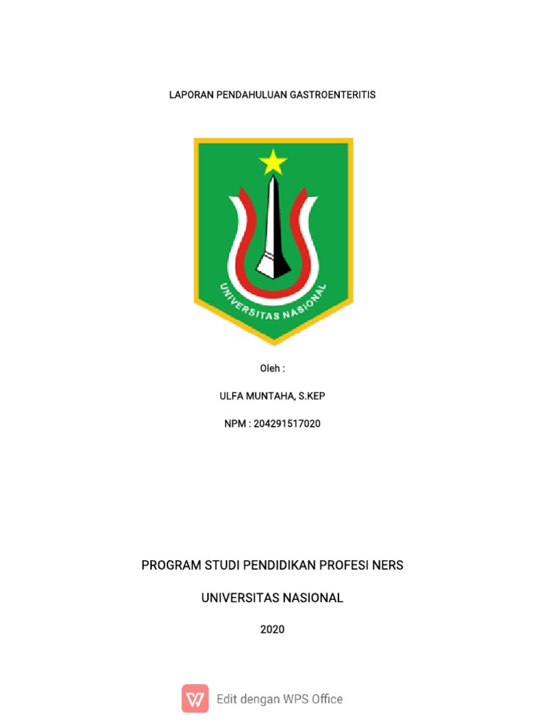 Gastroenteritis Akut LP ULFA | PDF