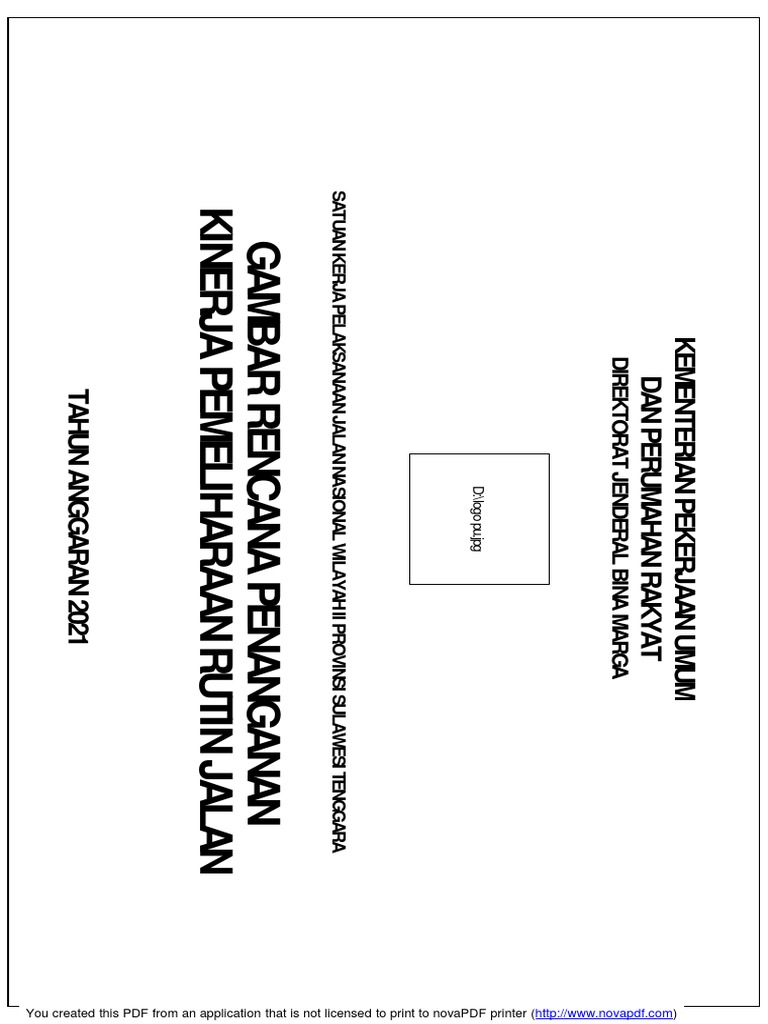 Gambar Penanganan Rutin Jalan Design1 | PDF