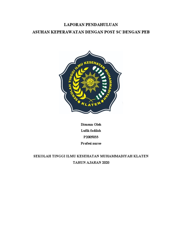 Lp-Post-Sc-Dengan-Peb (Lufik Fadilah) | PDF