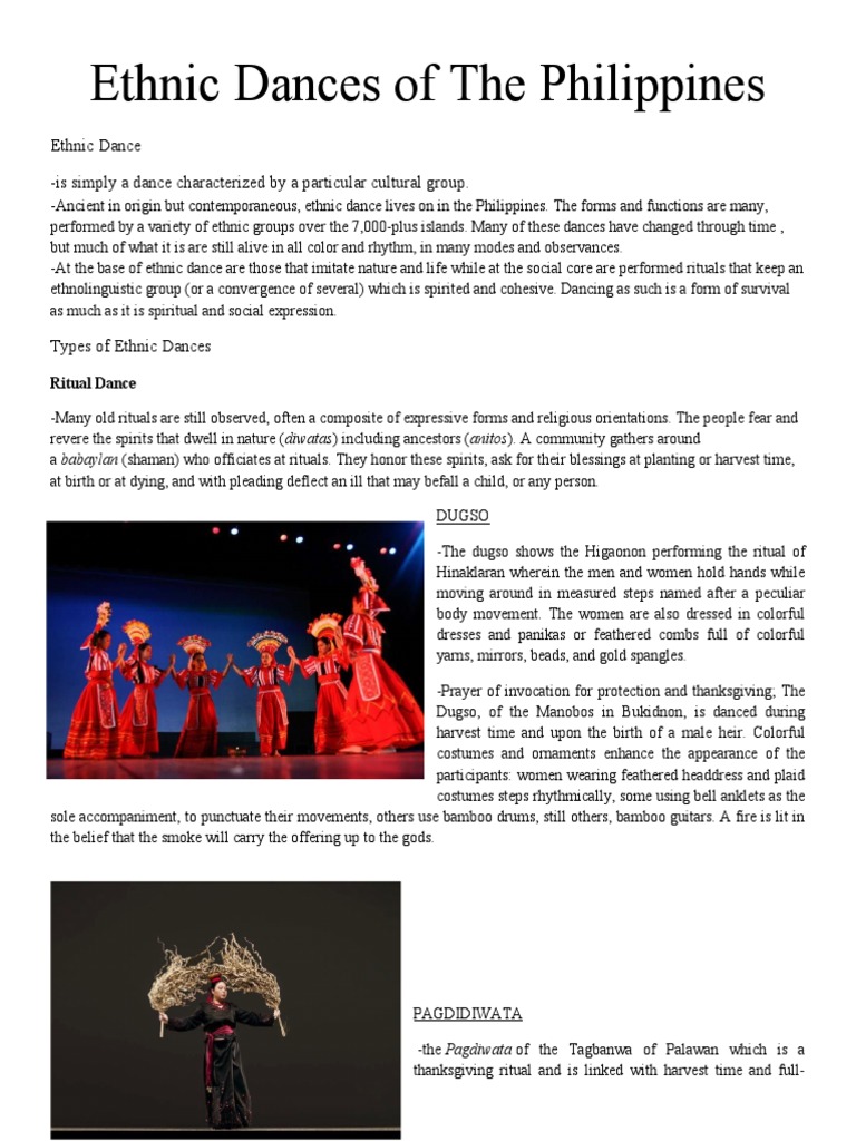 Examples Of Ethnic Dance