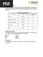 Ontario Undergraduate Grading Scale | PDF | Canada