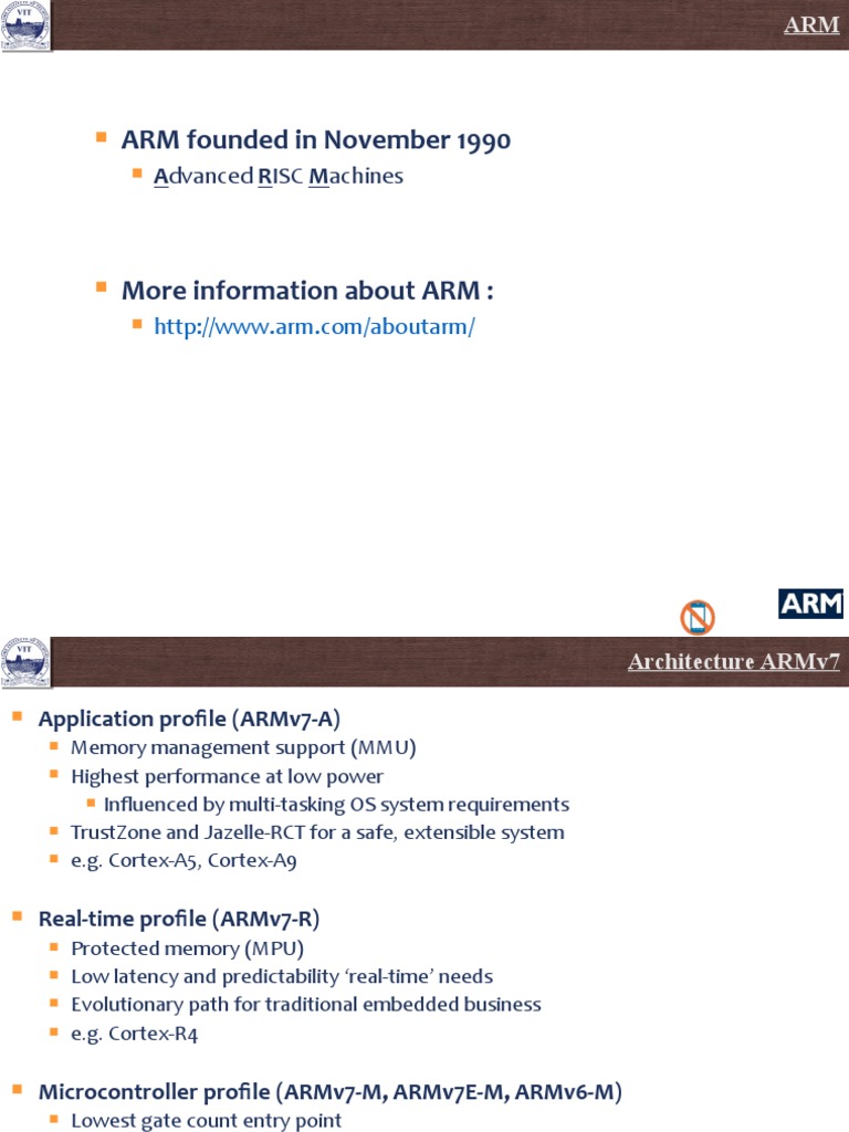 ARM Founded in November 1990: Advanced RISC Machines | PDF | Multi Core ...