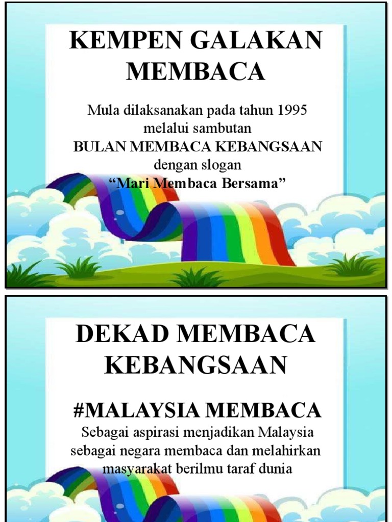 Dekad Membaca Slide 1 | PDF | Pengembangan Diri