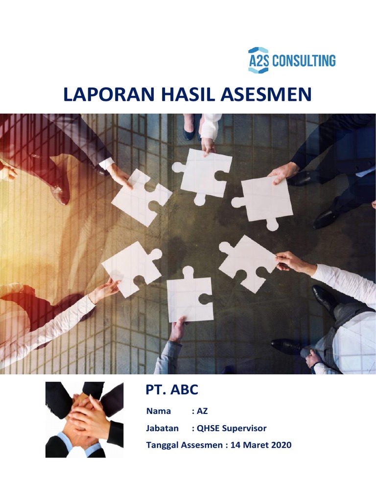 Contoh Laporan Hasil Asesmen - SPV - A2S Consulting | PDF