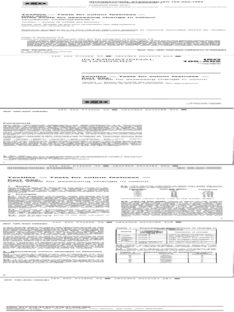 Iso 105 A02 PDF | PDF