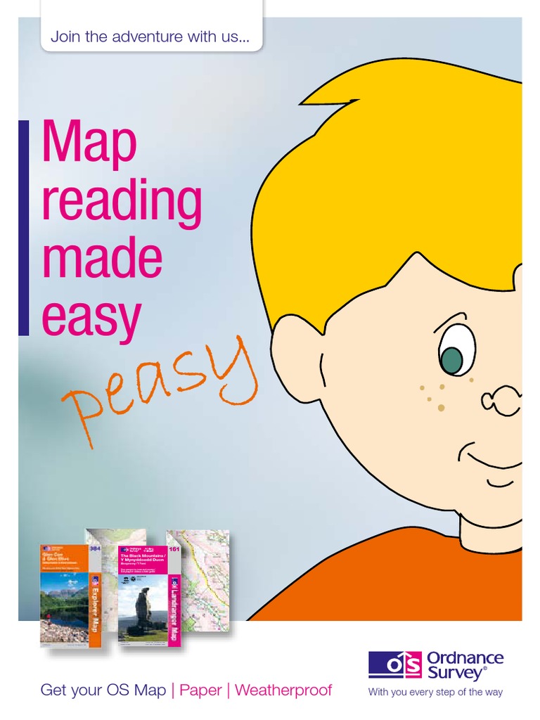 Map Reading Made Easy Peasy en | PDF | Ordnance Survey | Contour Line