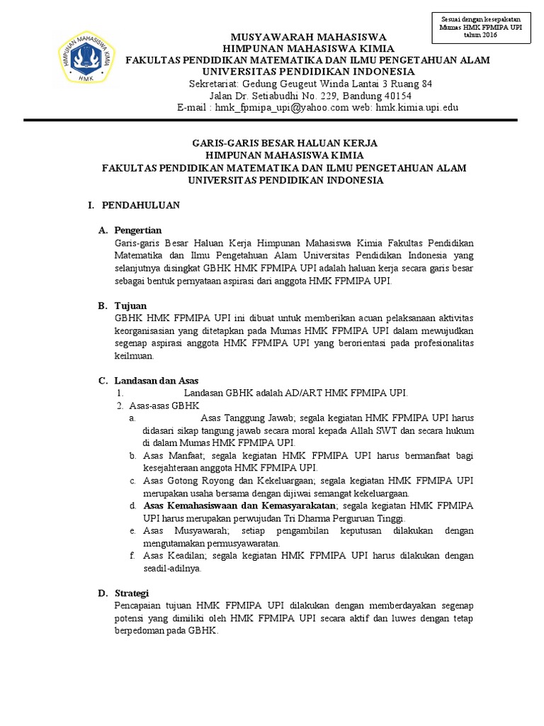 HMK FPMIPA UPI GBHK | PDF
