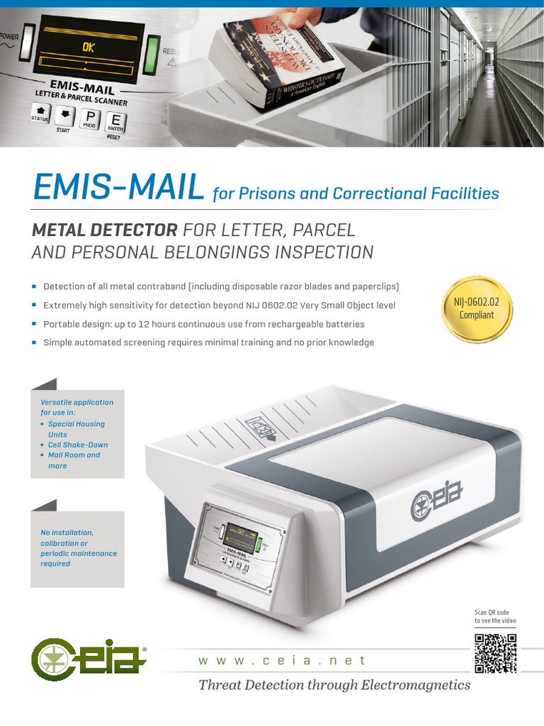 Emis-Mail: Metal Detector For Letter, Parcel | PDF | Power Supply ...