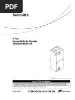 Trane TEM4 Air Handler Specifications | PDF | Inductor | Insulator ...
