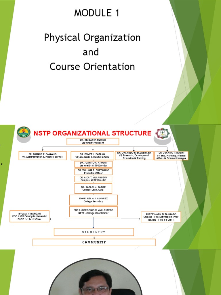 Physical Organization and Course Orientation | PDF | Business