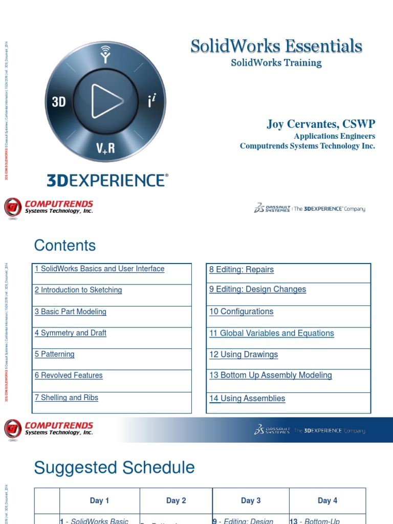 SolidWorks Essentials PDF | PDF | Component Object Model | Computing