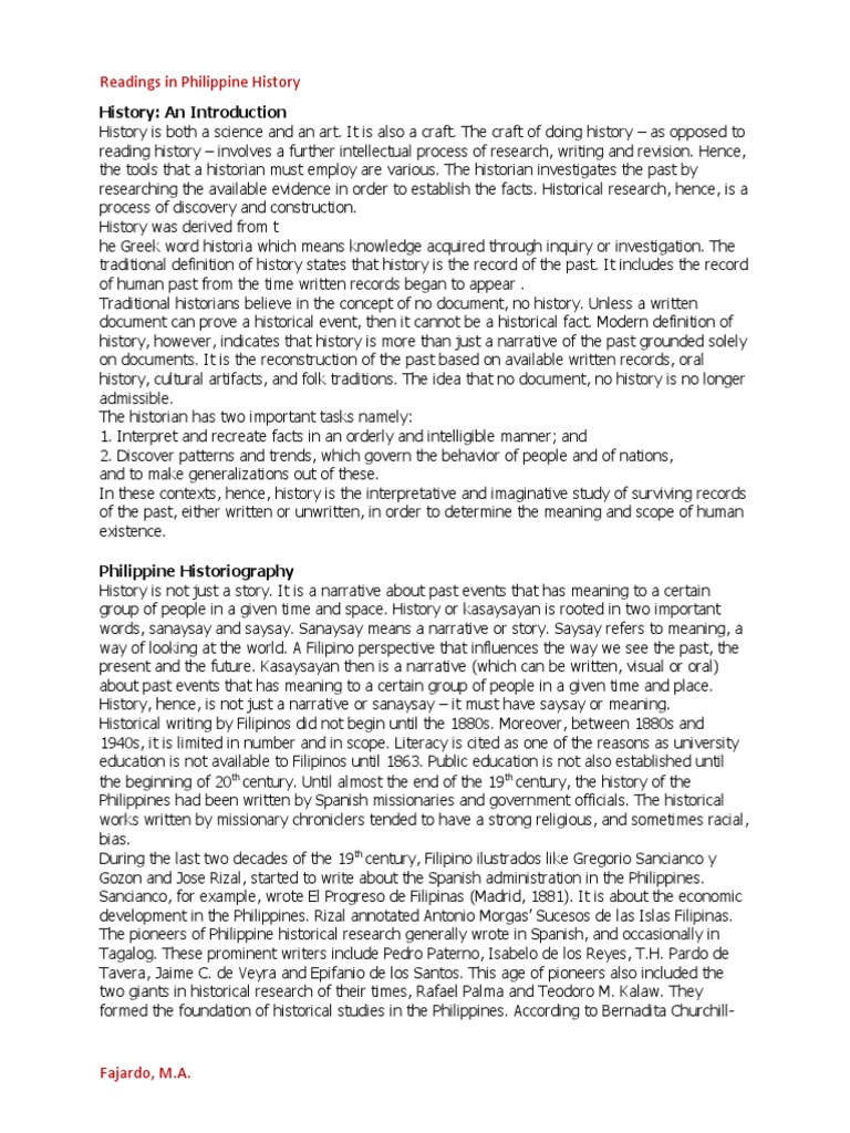 Topic 1 Introduction of History | PDF | Science | Philosophical Science