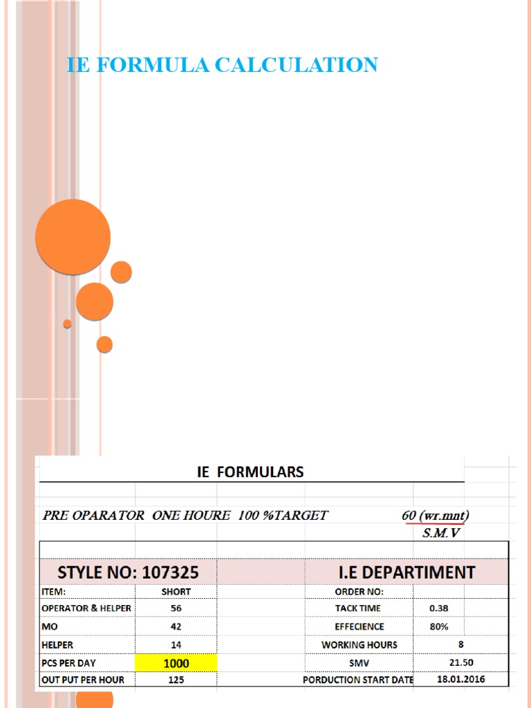 Ie Formula Calculation | PDF | Technology & Engineering