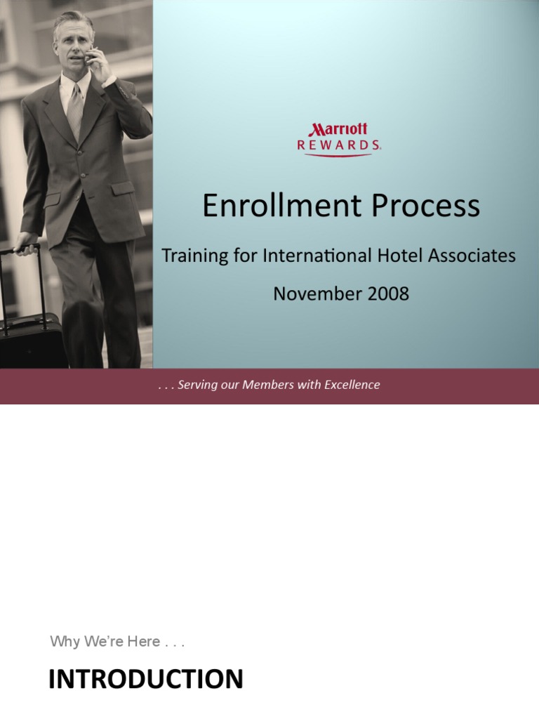 Enrollment Process: Training For International Hotel Associates ...