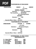 PWD Contact List 14-2-2018 Pwdcontacts | PDF