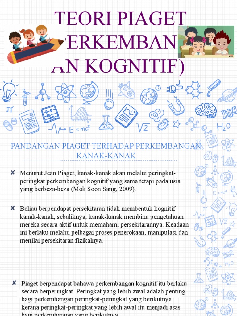 TEORI PIAGET (PERKEMBANGAN KOGNITIF KANAK-KANAK) - Syazwina | PDF
