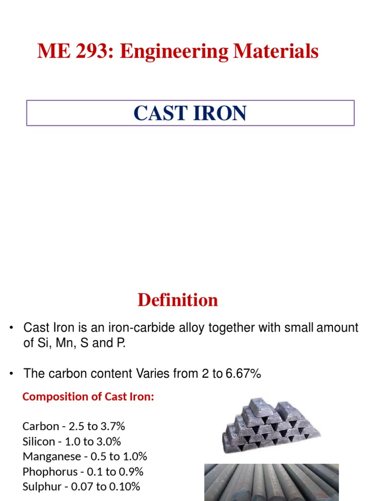 Cast Iron Production & Classification | PDF | Cast Iron | Iron