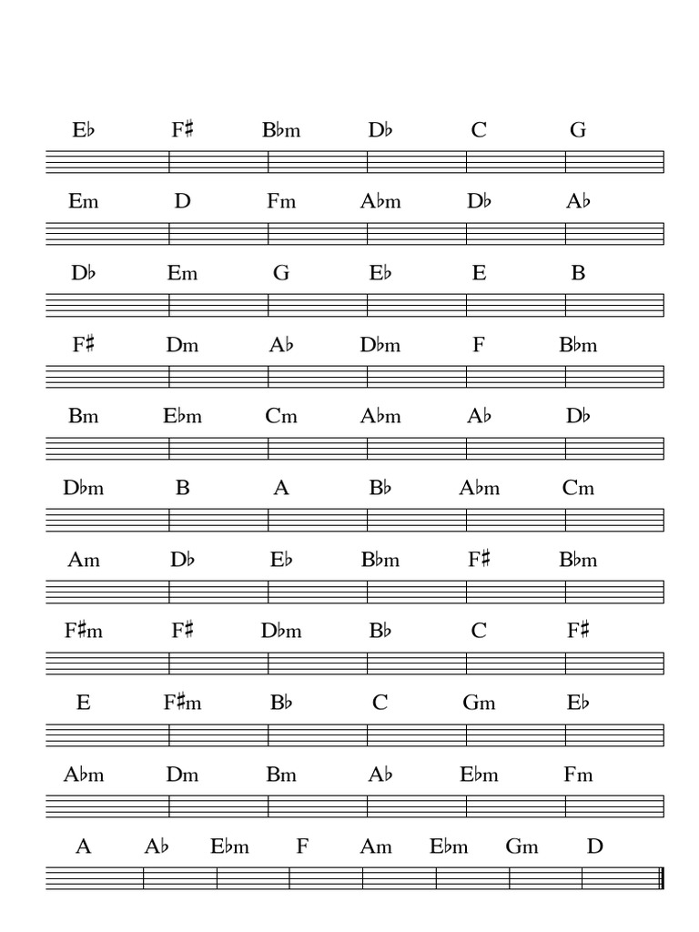 Tabela de Tríades PDF | PDF