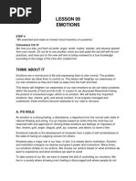 Inside Out Worksheet | PDF | Emotions | Emotional Intelligence
