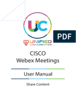 WebEx Keyboard Shortcuts | PDF | Keyboard Shortcut | Control Key