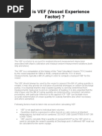 Calculation of Vessel Experience Factor | PDF | Measurement | Volume