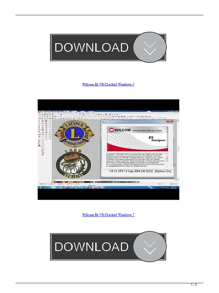 Wilcom Es v9 Cracked Windows 7 PDF | Download Free PDF | Windows 7 ...