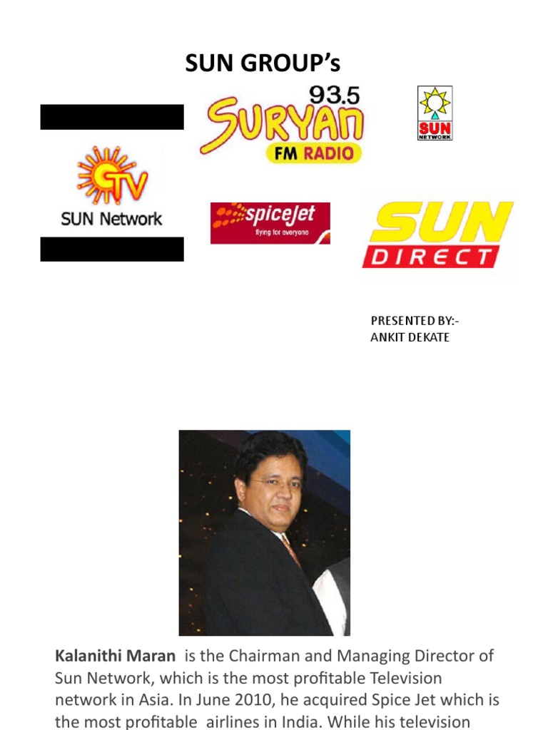 Sun Network Swot Analysis | PDF | Public Sphere | Television
