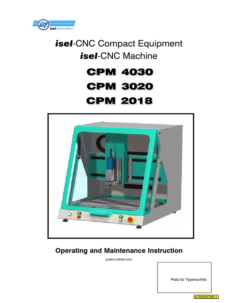 isel-CNC Compact Equipment isel-CNC Machine - To Techno Routers | PDF ...